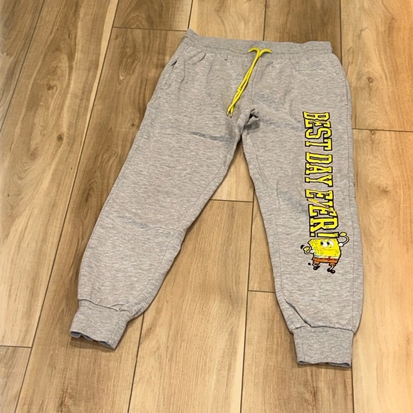 Nickelodeon | Pants & Jumpsuits | Guc Spongebob Squarepants Size S ...